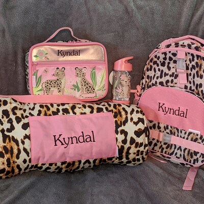 Toddler Backpack Monogrammed Toddler Lunch Box Kids Face - Etsy
