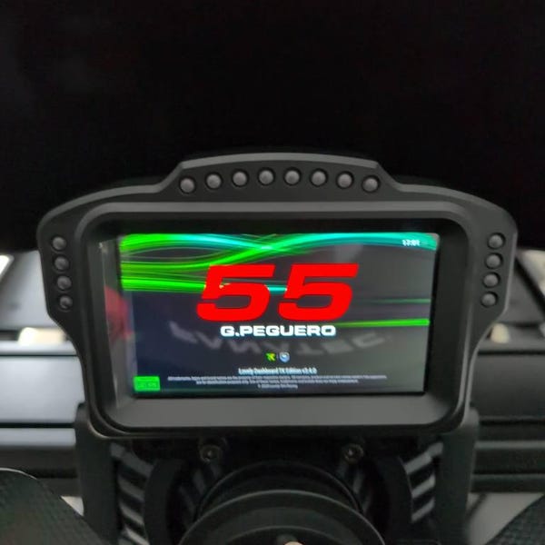 SSG Dashboard Display DV-5 for Sim Racing Rig | Full Aluminum Enclosure ...