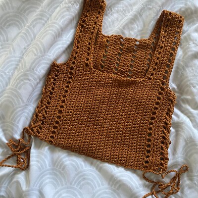 PATTERN the Bex Bustier Top Crochet Pattern PDF - Etsy