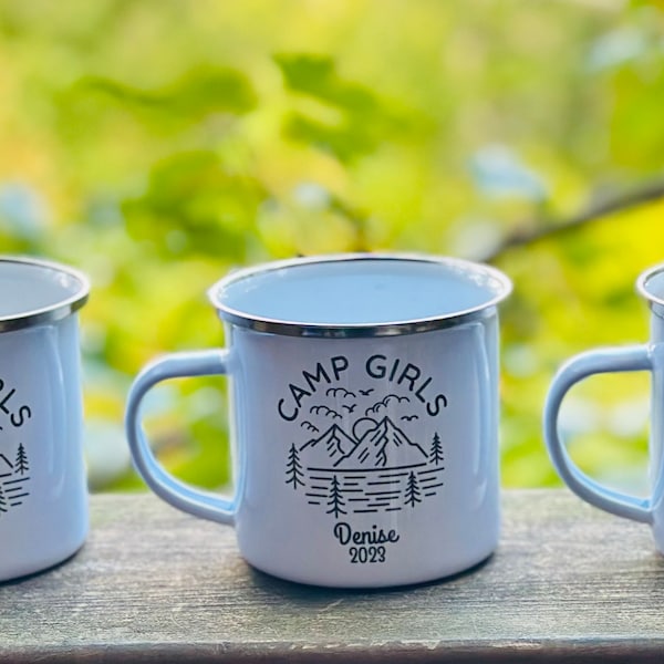 Personalized Camp Mug, Personalized Campfire Mug, Custom Camp Mug ...