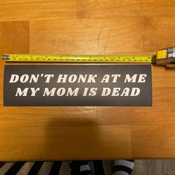 Wizard Bumper Sticker Funny, Cute Car Sticker Decals, Cursed Bumper ...