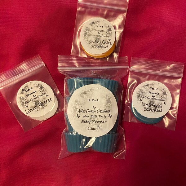 4 Pack Werewolf Moon Shaped| Handmade Wax Melt Tarts| "werewolf ...