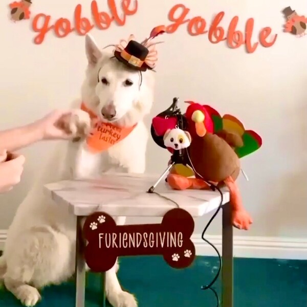 Gobble Gobble, Thanksgiving Banner, Fall Banner, Cursive Gobble Gobble ...