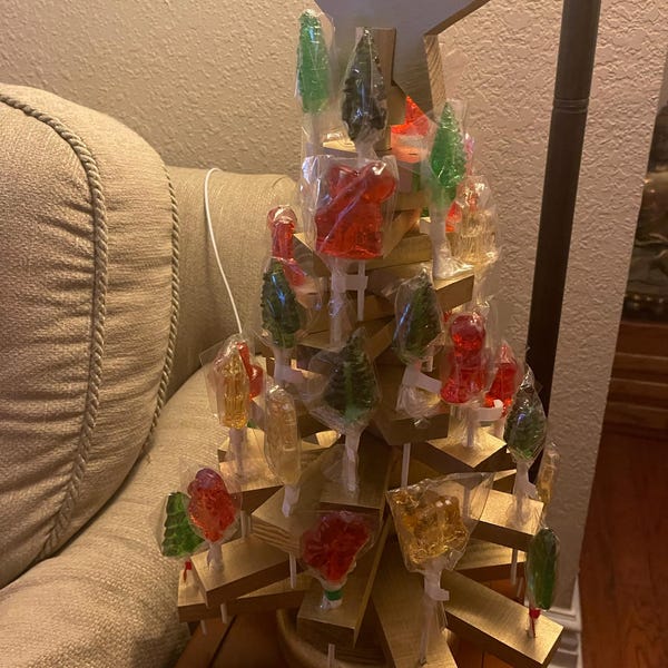 Vintage Clear Toy Candy, Barley Lollipops - 9 Count Vintage 3 ...