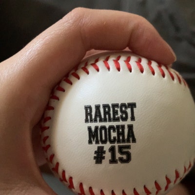 Personalized Baseball With Name and Number, Custom Baseball, Printed ...