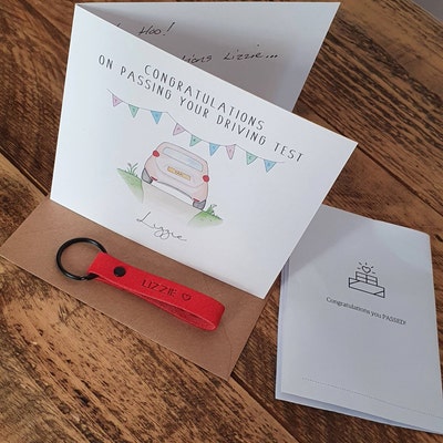 Personalised Well Done You Passed Your Driving Test Card - Etsy