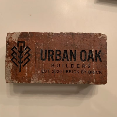 Company Logo Custom Engraved Brick - Etsy