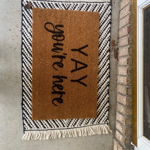 Welcome Mat Welcome Doormat Welcome Door Mat Housewarming - Etsy