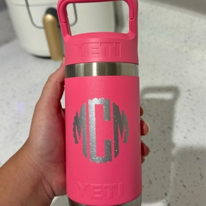 Monogram With Dot Border Perfect for Yeti, Laptop, Car, Planner and ...