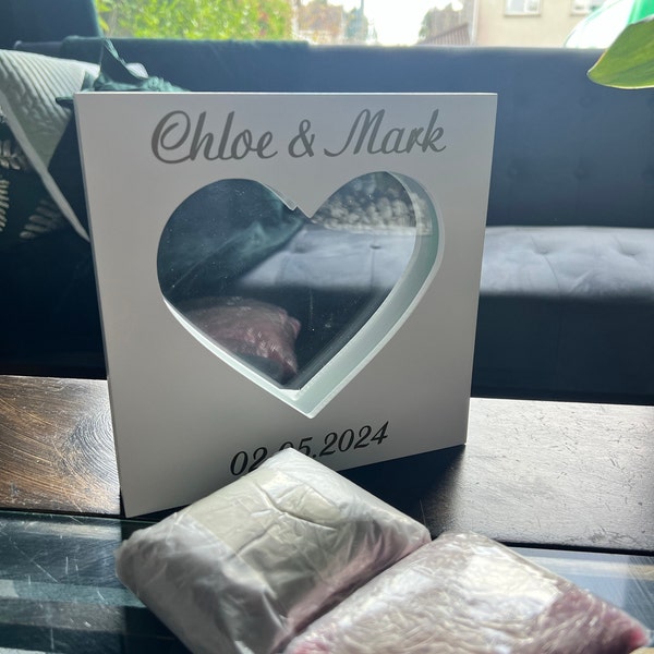 Wedding Sand Ceremony Photo Frame With Sand Unity Sand Ceremony With ...