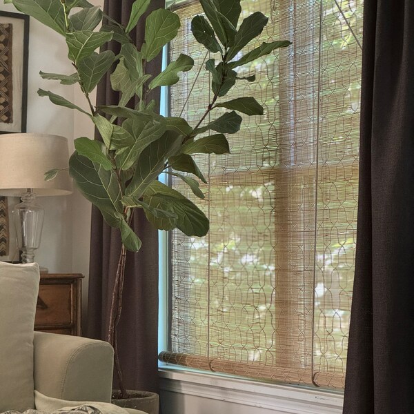 Standard Handmade Bamboo Chick Window Closer Curtains for Balcony ...