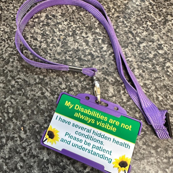 ADHD and ODD Awareness ID Card and Lanyard - Etsy