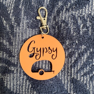 Personalised Caravan Keyring-bag Tag-personalized-van-camping - Etsy ...