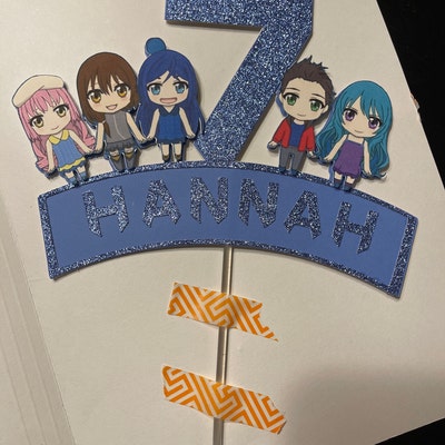 Itsfunneh and Krew Theme, Funneh and Krew Cake Topper Personalized - Etsy