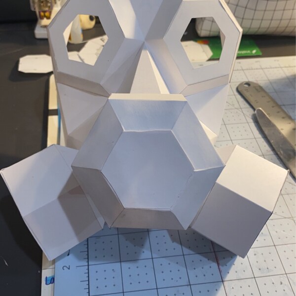 DIY Gas Mask, Steampunk Mask, 3D Paper Craft Template, Halloween Mask ...