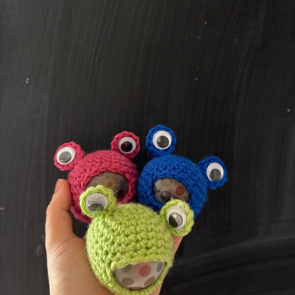 Crochet Pattern: Croaker the Frog Crochet Stressball (low Sew) - Etsy