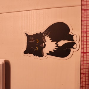 Tuxedo Cat Sticker - Etsy