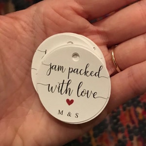 Jam Packed With Love, Jam Tag, Thank You Tag, Jam, Home Made Jam ...