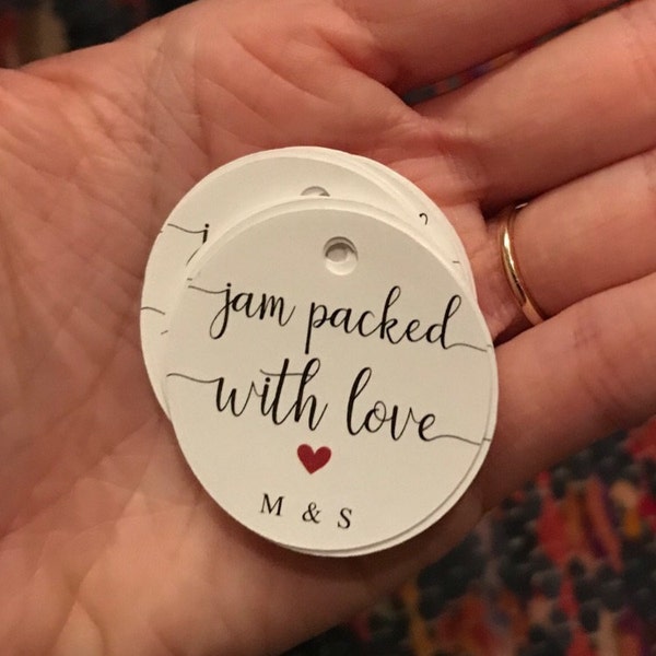 Jam Packed With Love, Jam Tag, Thank You Tag, Jam, Home Made Jam ...
