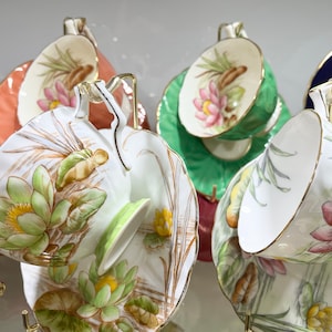 Royal Albert Regal Series Tea Cup and Saucer Set in Green, 4396 - Etsy