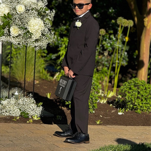 Ring Security Case, Ring Bearer Briefcase for Wedding, Ring Security ...