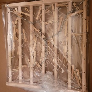 Folding Spiral Clothes Drying Rack Wooden Amish Handmade - Etsy