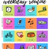Kids Chores Icons Set - Daily Tasks, Organizer Clipart, Chore Chart ...