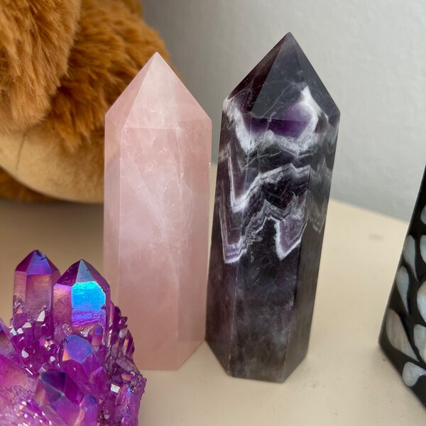 Large Dream Amethyst Crystal Tower - Etsy