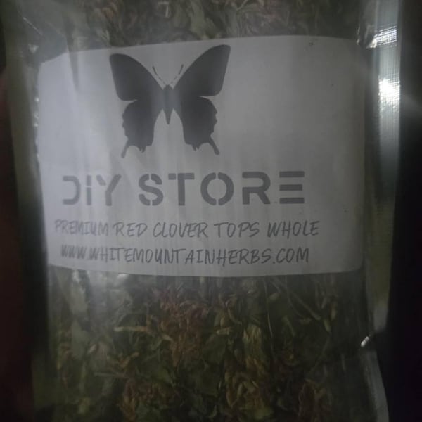 Organic Red Clover, Tops Cut Dried ~ Trifolium Pratense - Etsy