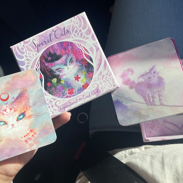 Spirit Cats Oracle Deck - Inspirational Card Deck - Indie, Tarot ...