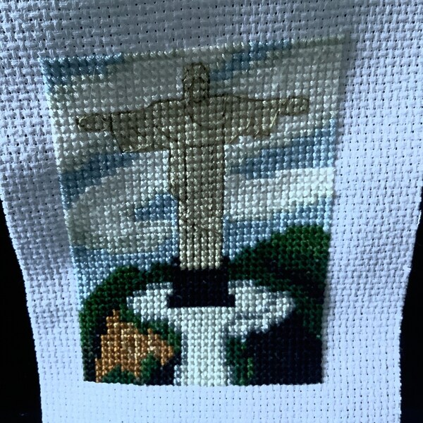 Brazil Cross Stitch Pattern, Christ the Redeemer, Rio De Janeiro ...