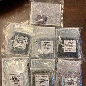 Bulk Howlite Crystal Chips, 1/2 Pound TUMBLED Healing Gemstones, New ...