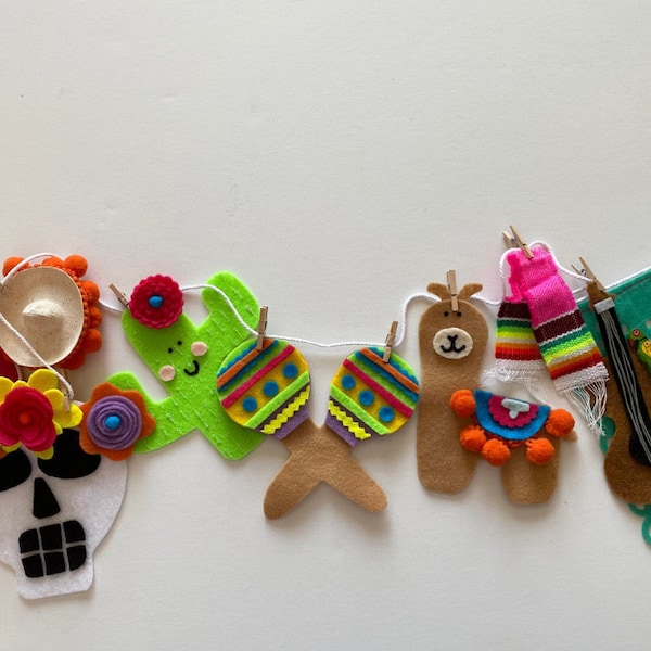 Pack of 6 Mini Mexican Sarape Serape Party Favor Ribbon Fabric - Etsy