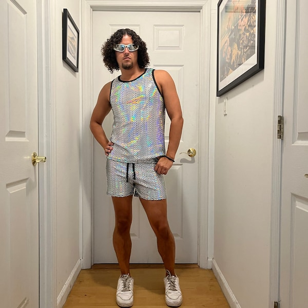 Mens Sheer Black Stretch Swimsuit - Etsy