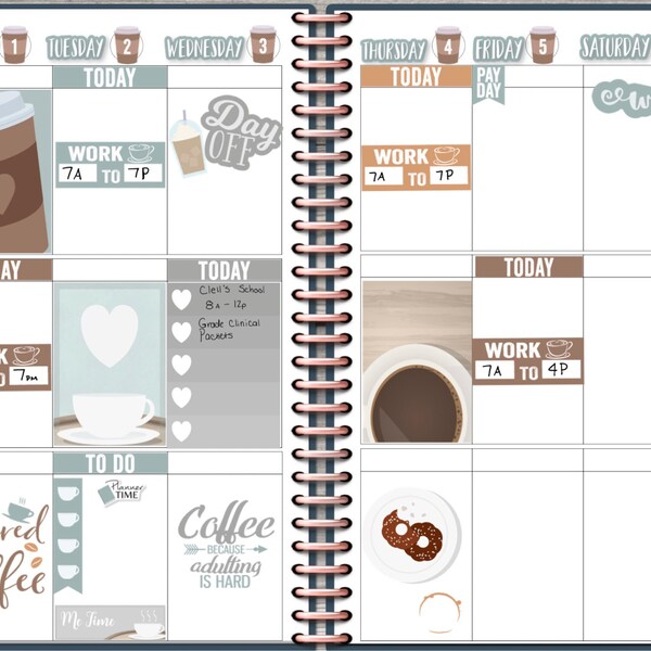 January Digital Stickers, 500+ Digital January Sticker Set, Precropped ...