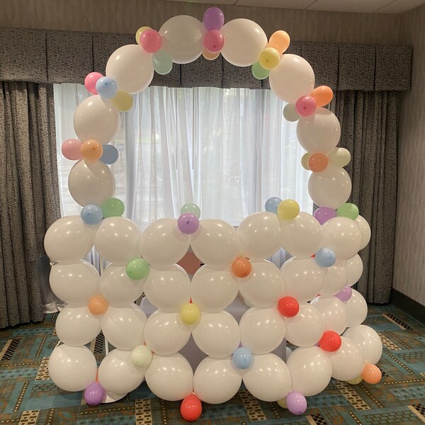 Easter Basket Balloon Arch Tutorial and Plans | Digital Balloon Recipe ...