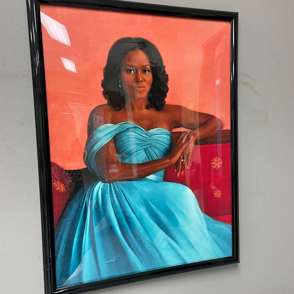 Michelle Obama Official Portrait Poster Print - Etsy