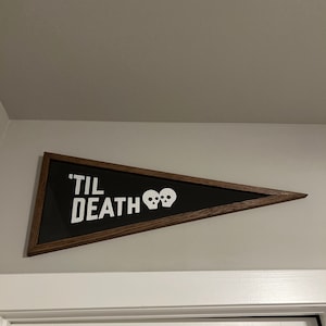 12x30 Solid Wood Pennant Frame - Etsy