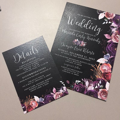 Rounded Cornersround Cornersinvite Silhouetteinvitation Add - Etsy