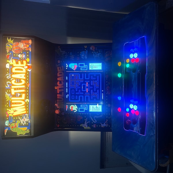 3d Mame Multicade Classics Side Art Arcade Cabinet Graphics Decals ...