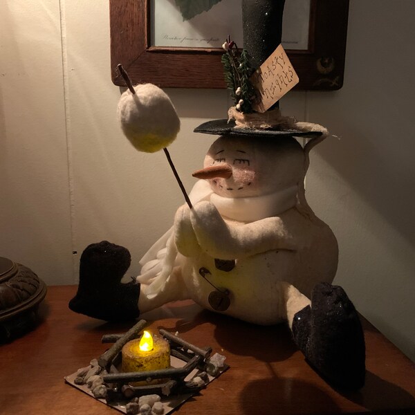 Primitive Easter Chick Bucket/farmhouse/spring/vintage Style/paper ...