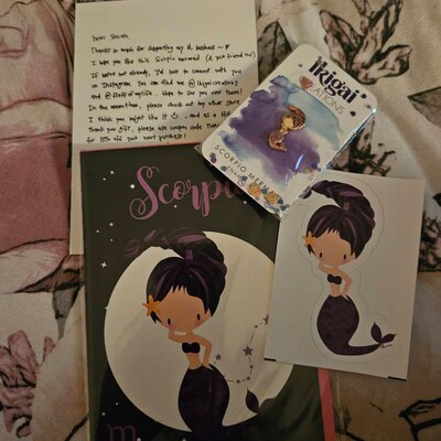 Leo Zodiac Mermaid Vinyl Sticker - Etsy
