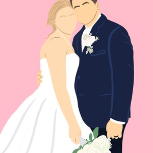 Faceless Portrait, Custom Illustration, Personalised Photo, Photo ...