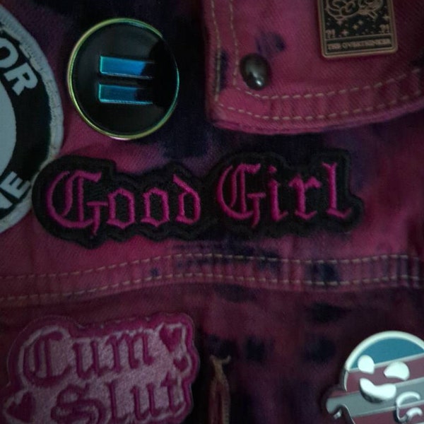 Good Girl Patch - Embroidered Patches, NSWF, Feminist Patch, Alternative Gift, Stocking Filler ...