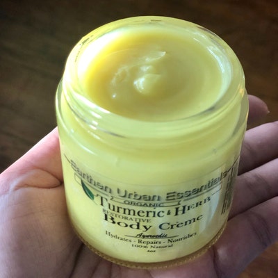 Turmeric & Herb Body Creme ,organic, Dry Skin Cream, Moisturizer ...