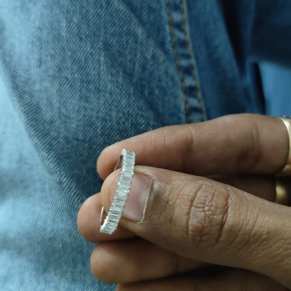 Half Moon Moth Diamond Three Ring Set: 18kt Rose Gold, Trillion & Kite ...