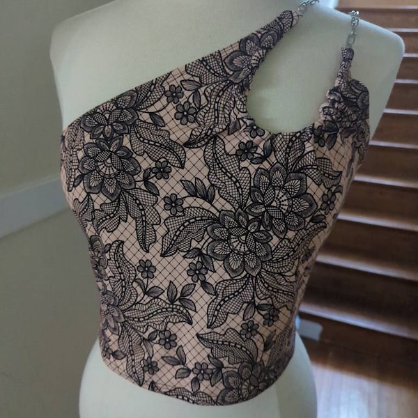 One Shoulder Cut Out Top Sewing Pattern: Beginner Friendly (XS-3XL ...