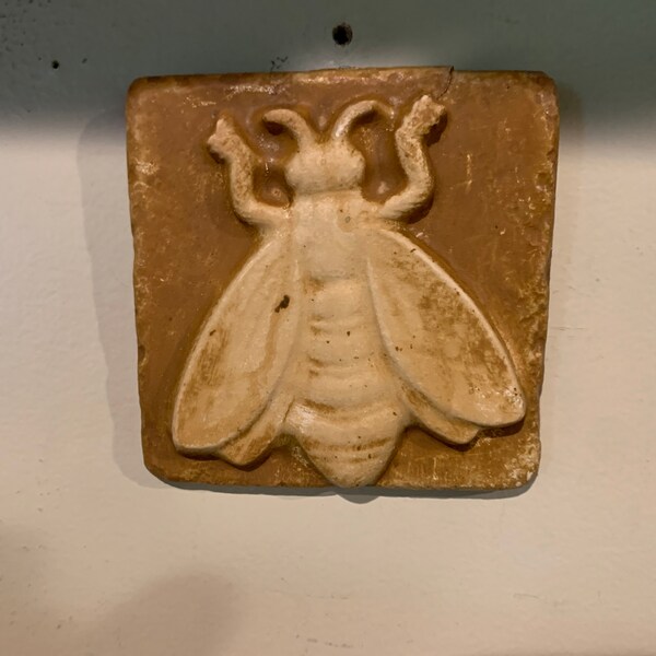 Classic Bee Small Wall Hanging or Plaque in Lightweight Cement - Etsy