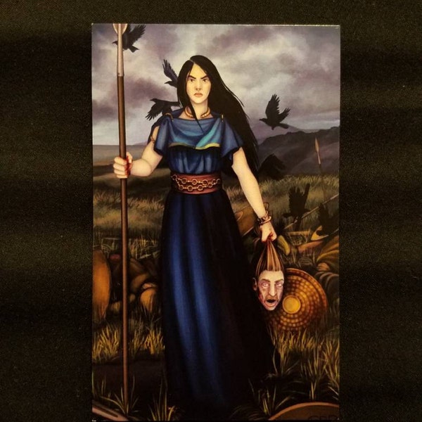 Morrigan Prayer Card - Etsy