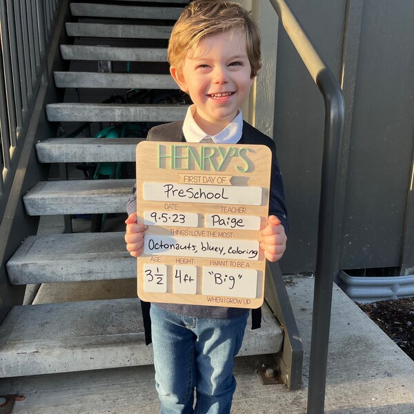 Changeable Back to School Sign and Last Day of School Sign ...